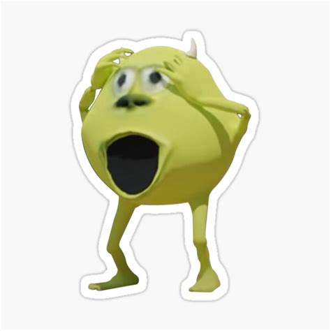 Mike Wazowski Meme Sticker For Sale By Tttatia Redbubble