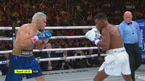 Round 1 Julio César Chávez Jr vs Daniel Jacobs el junior luce