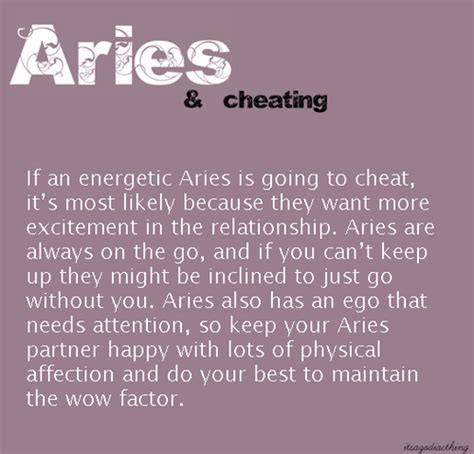 Aries Man Cheating Telegraph