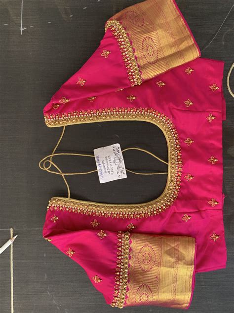 Blouse Designs With Simple Embroidery Custom Embroidery