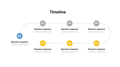 Ppt Of Simple Basic Timeline Pptx Wps Free Templates