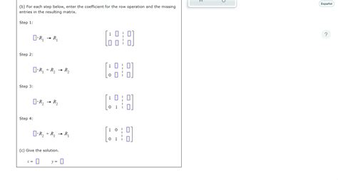 solved consider the following system of linear