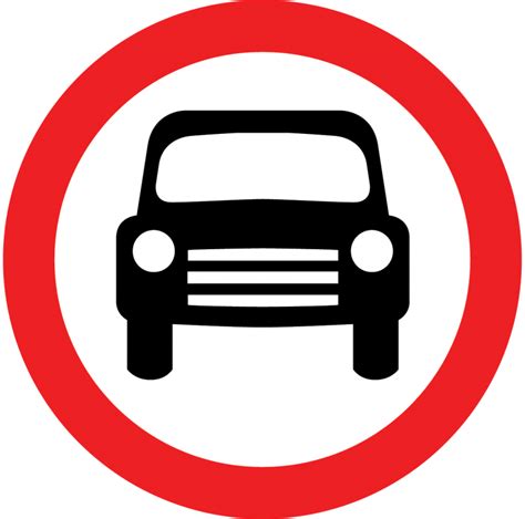 No Vehicles Except Solo Motor Cycles Sign Theory Test