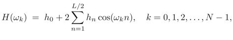 least squares linear phase fir filter design