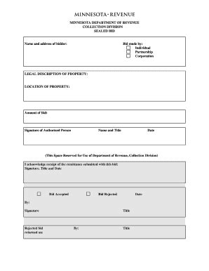 Fillable Online Revenue State Mn Minnesota Department Of Revenue Not
