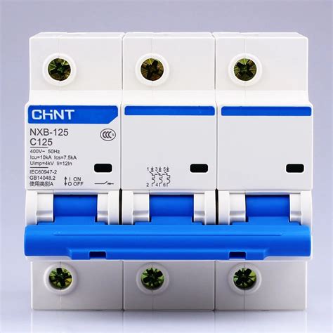 CHNT CHINT NXB 125 3P 63A 80A 100A 125A 230V Miniature Circuit Breaker
