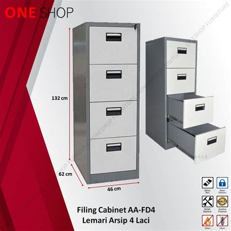 Jual Filing Cabinet 4 Laci Lemari Arsip Kabinet Lemari Besi Kantor