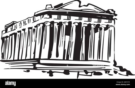 Antikes Griechenland Akropolis Stock Vektorgrafiken Kaufen Alamy