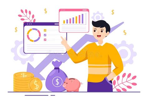 Cost Reduction Vector Illustration With Decrease Price Minimising Or