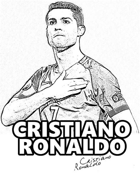 Blog De Geografia Cristiano Ronaldo Desenho Para Imprimir E Colorir