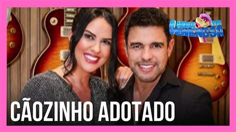 Zez Di Camargo E Graciele Lacerda Adotam Cachorro Que Invadiu Camarim