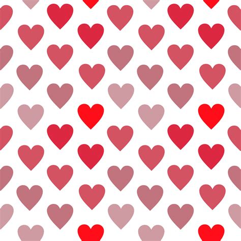 fondo de vector transparente de diseño de corazón de amor patrón sin