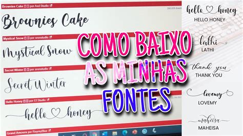 COMO BAIXAR E INSTALAR FONTES DIFERENTES NO COMPUTADOR Letras