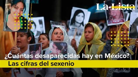 Cuántas desaparecidas hay en México Las cifras del actual sexenio