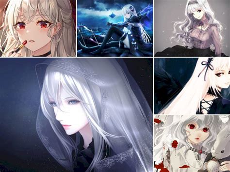 101 hình anime nữ tóc trắng đẹp chất lượng cao tải miễn phí