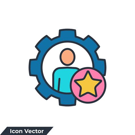 Skill Icon Logo Vector Illustration Employee Skills Symbol Template