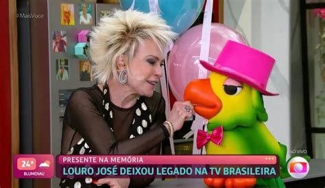Ana Maria Braga homenageia intérprete do Louro José dois anos após sua