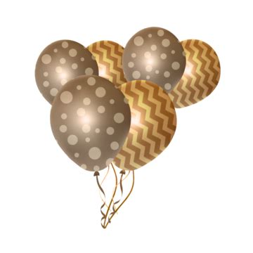 Yellow Gold Balloons Glossy Realistic Celebration Gold Balloon Yellow