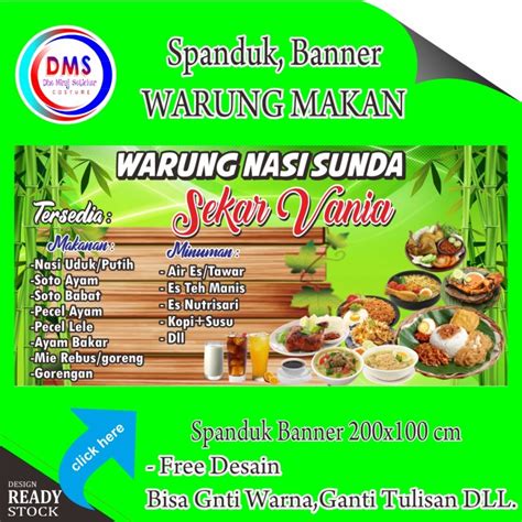 Detail Contoh Spanduk Kedai Makanan Koleksi Nomer 22