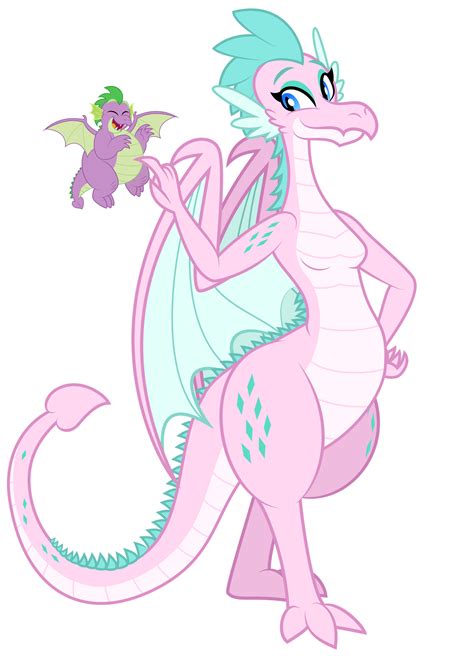 3127264 Safe Artistaleximusprime Part Of A Set Spike Oc Ocqueen Chara Dragon Flurry