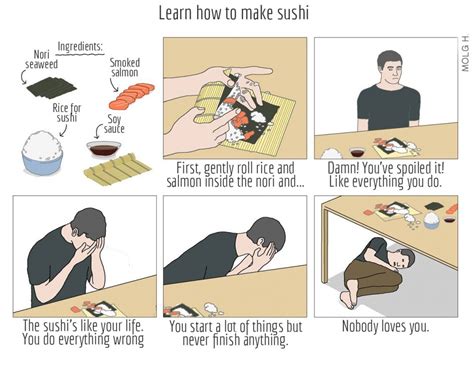 English Translated How To Make Sushi Comic How To Make Sushi Know