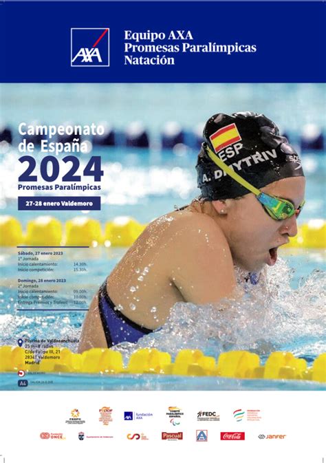 Campeonato de España AXA de Natación de promesas paralímpicas La