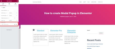 How To Easily Make Column Clickable In Elementor Engine Templates