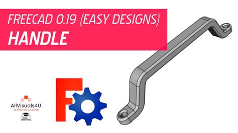 FreeCAD Demo Handle FreeCAD Tutorial Easy CAD Designs YouTube