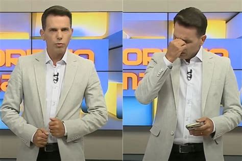 Jornalista relata tentativa de assalto e chora ao vivo Metrópoles