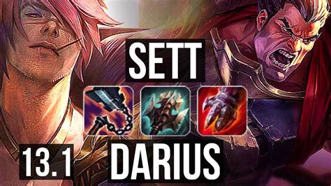 SETT Vs DARIUS TOP 2 6M Mastery 2400 Games Legendary KR Master