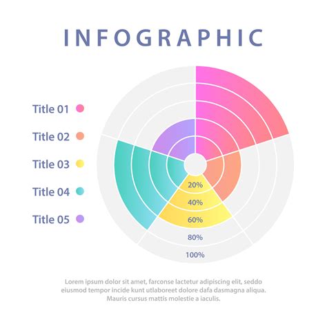 Results Of Scientific Research Circle Infographic Design Template