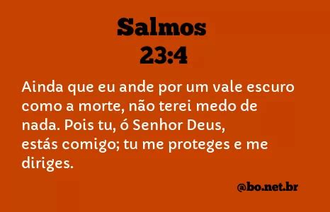 Salmos 23 4 Nova Tradução na Linguagem de Hoje Bíblia