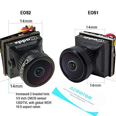 Caddx Mini FPV Camera Newest Turbo EOS2 Mini FPV Action Camera 1200TVL