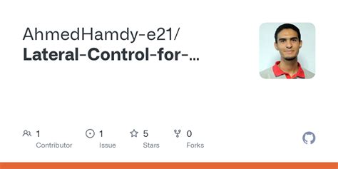 github ahmedhamdy e21 lateral control for autonomous vehicle using simulink