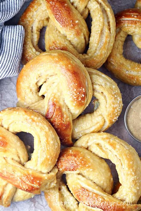 Homemade Baked Soft Pretzels Let S Dish Recipes