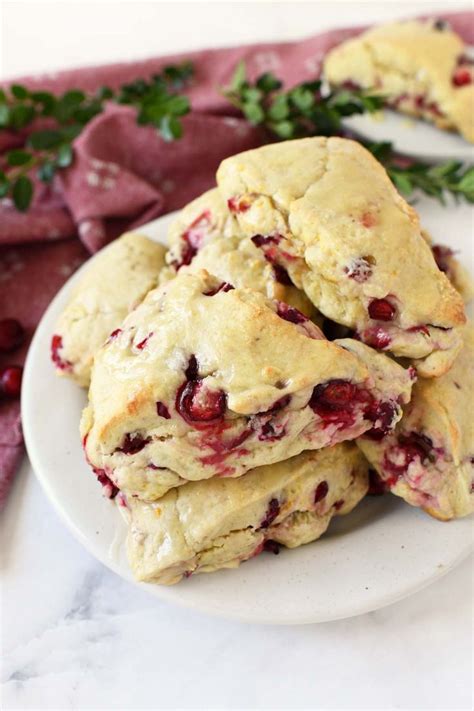 Super Moist Cranberry Orange Scones Recipe Scones Recipe Easy
