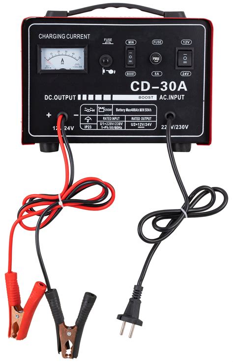 Prostownik samochodowy do akumulatorów 12 V 24 V 30 A