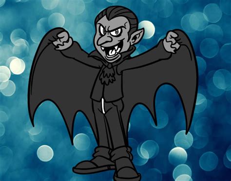 Dibujo de Drácula malvado pintado por Megi en Dibujos net el día 05 02