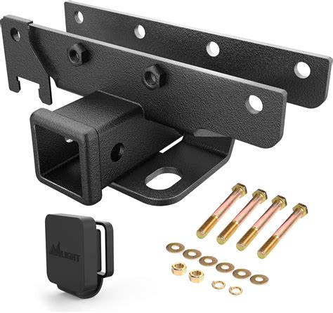 Nilight Inch Rear Bumper Tow Trailer Hitch Receiver Kit Compatible