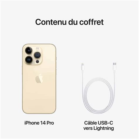 Apple iPhone 14 Pro 128 Go Or Bon état Occasion Welcom