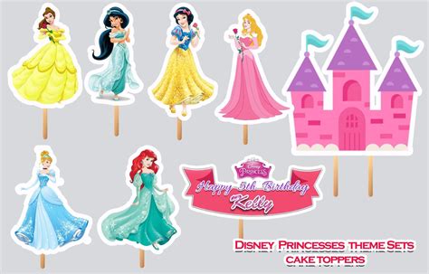 Disney Princess Castle Cake Topper