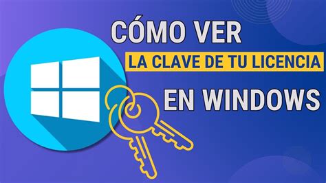 Cómo saber tu clave de Licencia en Windows YouTube