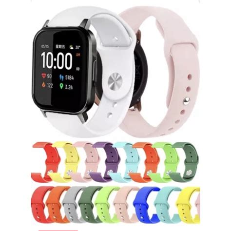 Pulseira Silicone Mm E Mm Para P P P T Amazfit Gts Bip