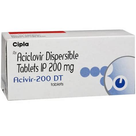 Aciclovir Herpex 200 Mg Antiviral Tablet At Rs 500 Strip