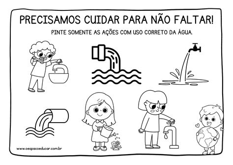 Atividades De Dia Mundial Da Gua Para Imprimir Transforme Seu Dia