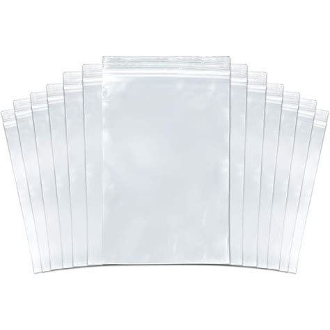 Superior Quality Zip Lock Reclosable Clear Disposable Plastic Bags