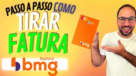 Como TIRAR a FATURA do CARTÃO do BMG YouTube
