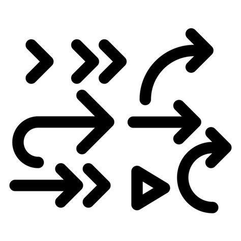 Icono De Flecha Vector Premium