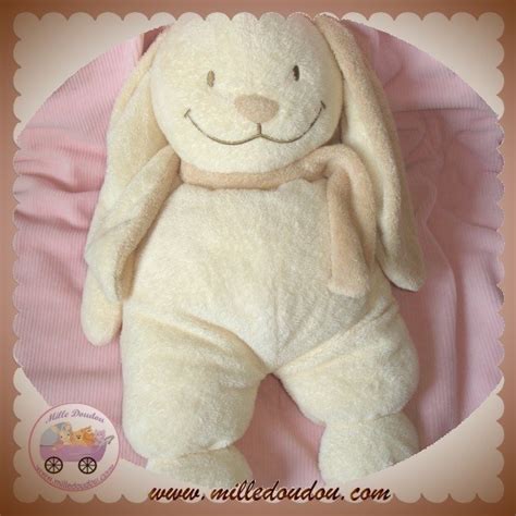 NICOTOY DOUDOU LAPIN ECRU 36 Cm SOS
