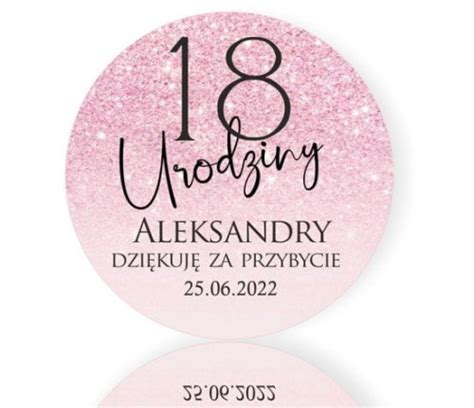 Podzi Kowanie Dla Go Ci Na Urodziny Magnesy Na Lod Wk Naklejkiozdobne Pl